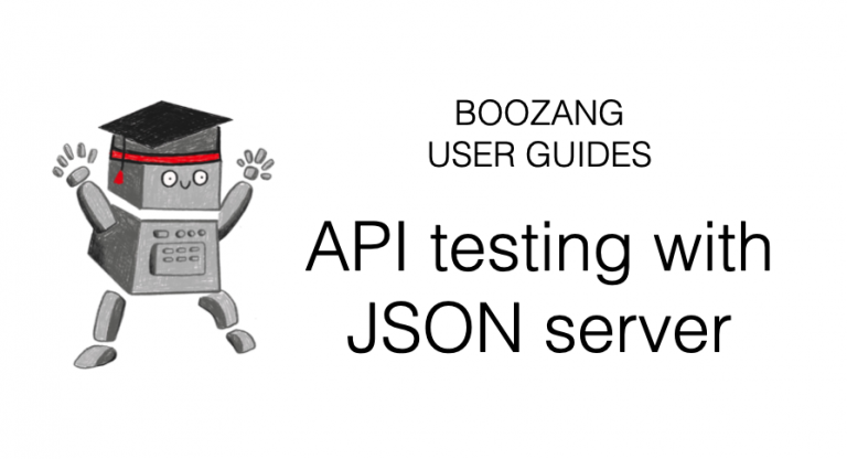 Boozang | API testing with Boozang and JSON server - Boozang